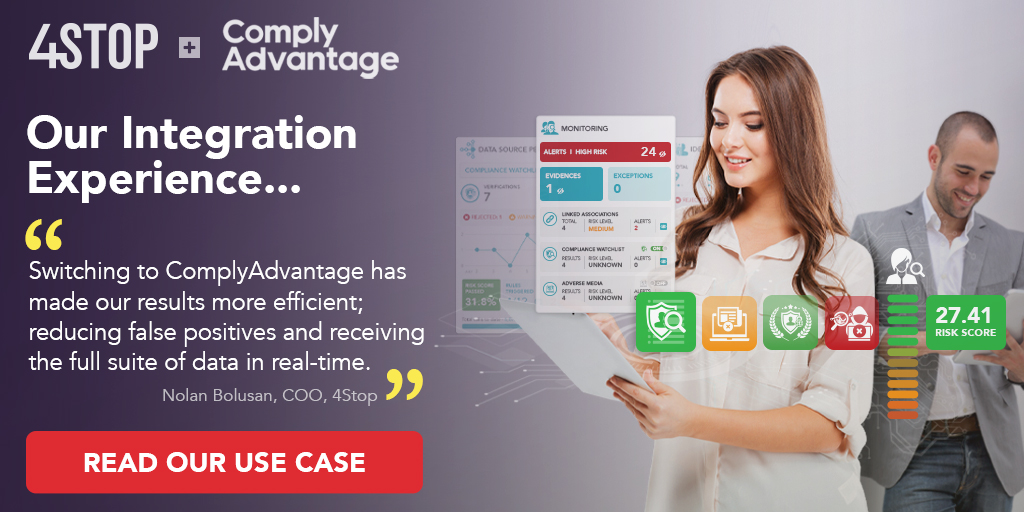 4Stop - ComplyAdvantage Use Case